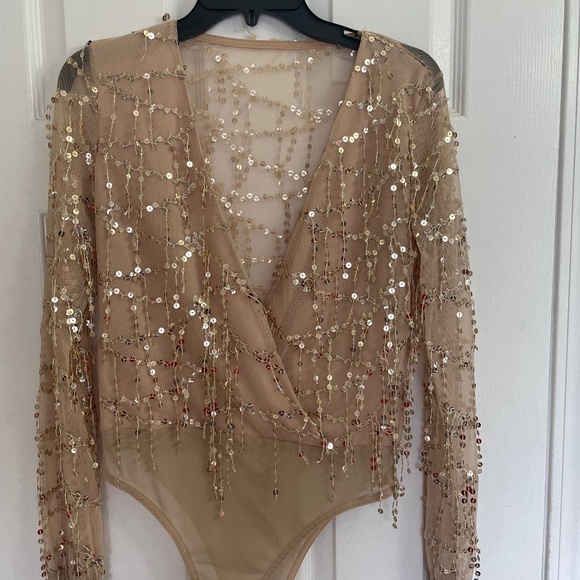 Tops | Gold Top | Poshmark